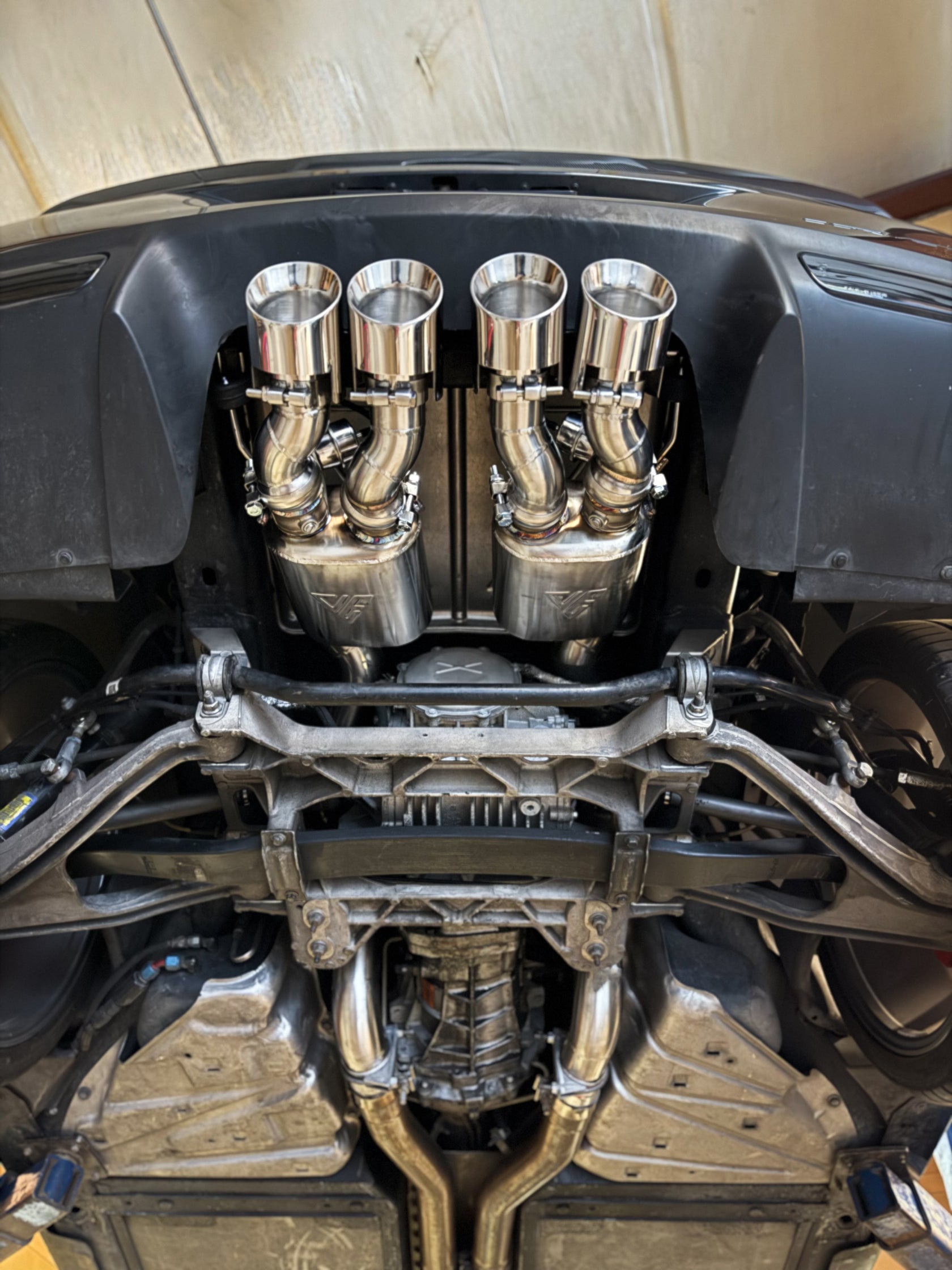 Chevrolet Corvette C6 Valved Axle Back System – Valved Exhausts