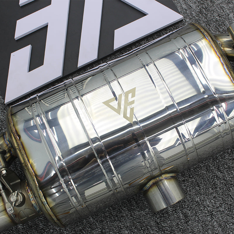 T Style Valve Muffler Exhaust With Remote and Module – Valved Exhausts